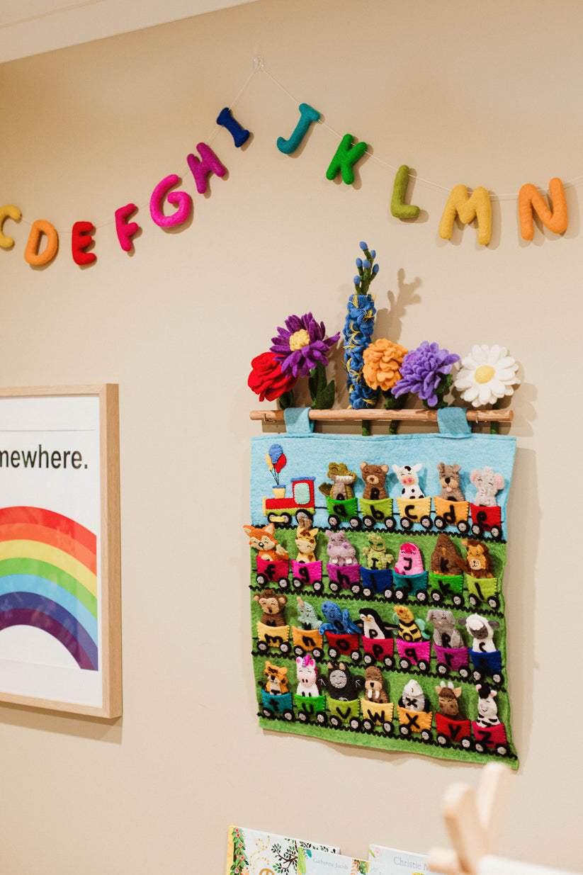 ABC Animal Train Finger Puppet Set – Chasing Whimsies