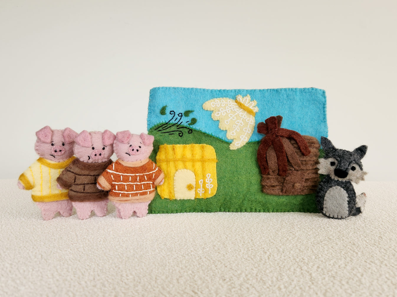 The Three Little Pigs - Finger Puppet Set – Chasing Whimsies