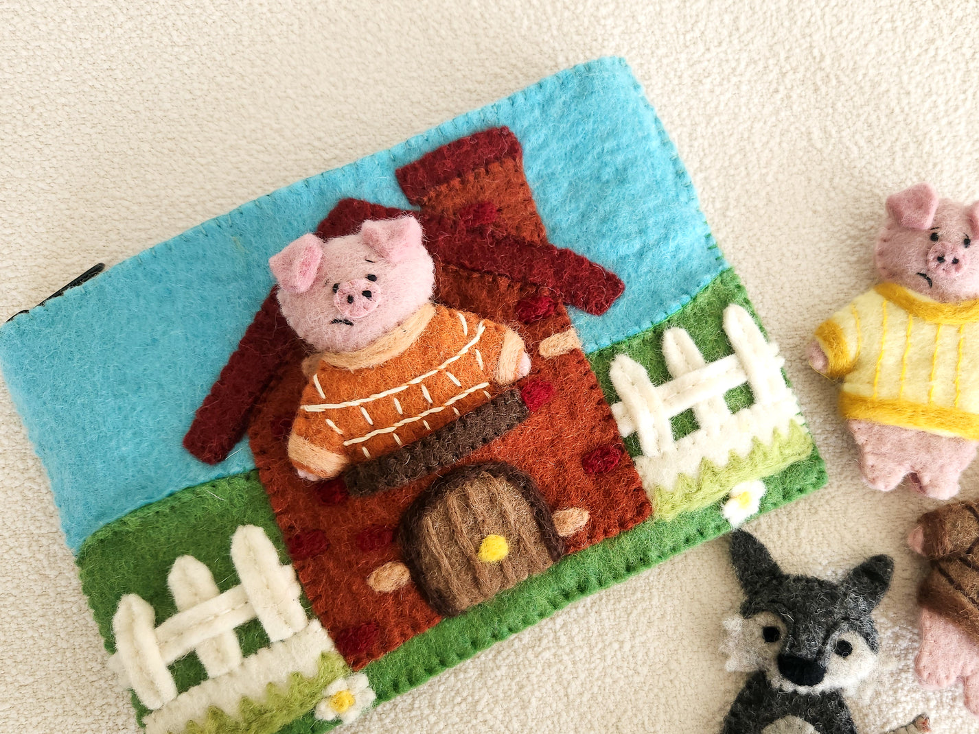 The Three Little Pigs - Finger Puppet Set – Chasing Whimsies